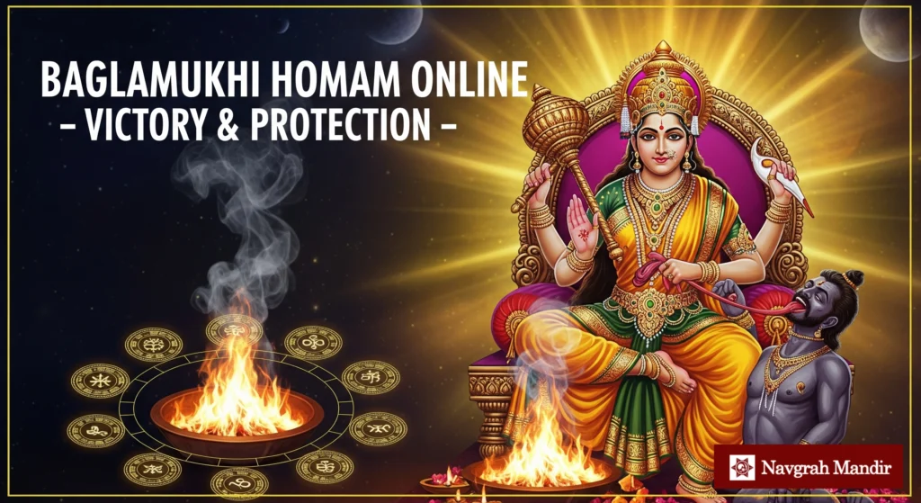 Baglamukhi Homam Online – Victory Over Enemies & Protection